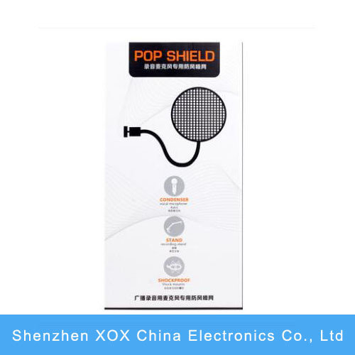 Professional microphone Pop filter windproof screen PS11 Black pop shield