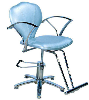 China Lady'S Hydraulic Beauty Shop Chairs Big T - Bar Footrest For Comfortable Siting supplier