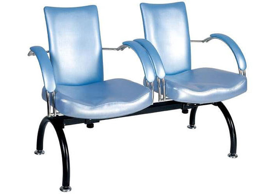 China 2 Seat Salon Reception Chairs Public Rest / Beauty Salon Waiting Room Furniture supplier