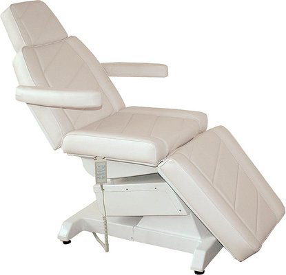 China Professional Pu Massage Table Chair 3 Motors For Facial Beauty , White / Black Color supplier