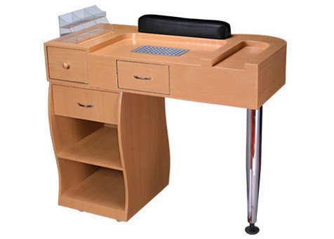 China Beauty Salon Manicure Tables Parlor Furniture With Wood Materials WT-8601 supplier