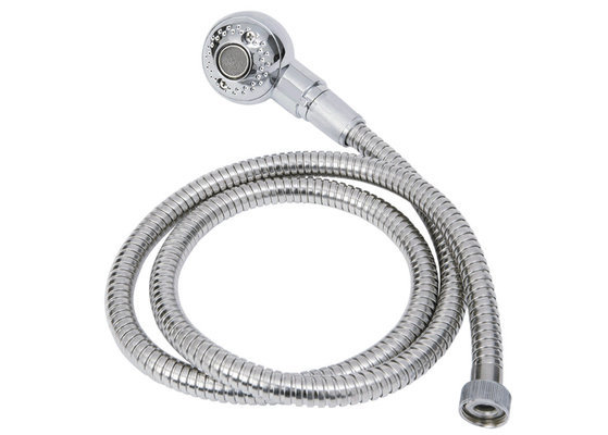 China Sliver Color Salon Equipment Parts Shower Head With Pipe For Shampoo Chair supplier