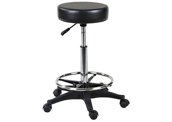 China Beauty Salon Rolling Chair Gas Pump Five Stars Foot With 58cm Max Height supplier