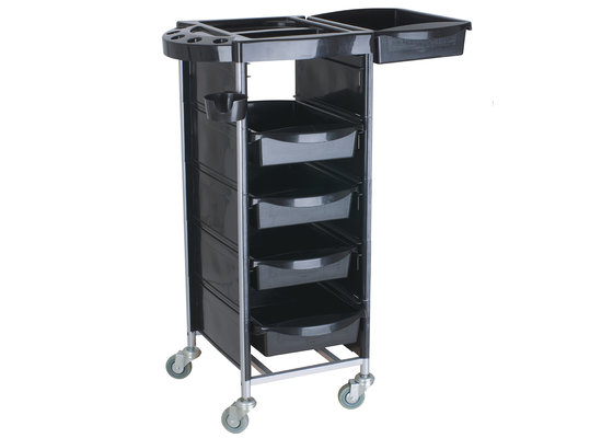 China Cosmetology Rolling Beauty Cart , Durable Beauty Salon Carts For Stylist supplier