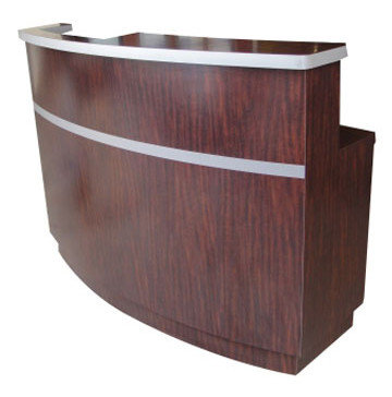 China Hotel / Salon Reception Desk Solid Wood Drawer With Distinctive Handles supplier