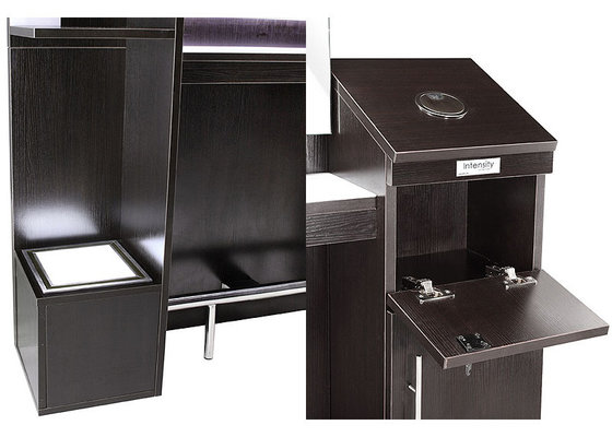 Durable Mackup  Salon Mirror Station , Beauty Salon Stations With 3/16'' Thick Mirror supplier