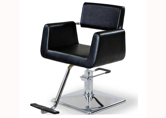 Comfortable Beauty Salon Hair Cutting Chair With T Bar Footrest , 19'' Seat Width supplier