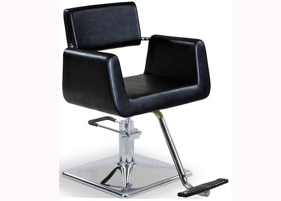 Comfortable Beauty Salon Hair Cutting Chair With T Bar Footrest , 19'' Seat Width supplier