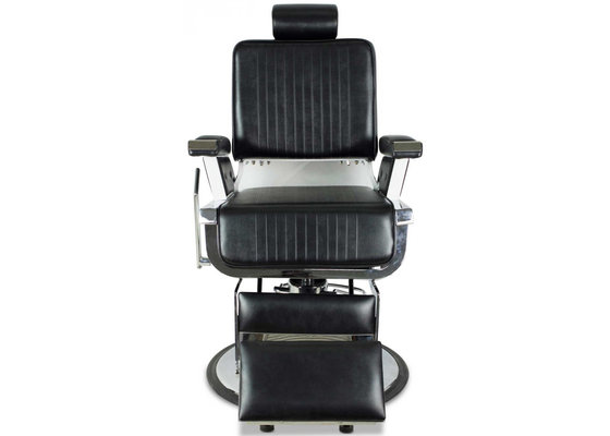 Traditional Reclining Barber Chair For Beauty Salon , Barber Stools Chairs supplier