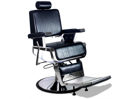 Traditional Reclining Barber Chair For Beauty Salon , Barber Stools Chairs supplier