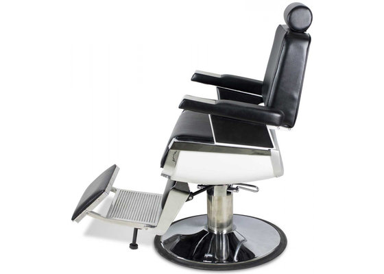 Traditional Reclining Barber Chair For Beauty Salon , Barber Stools Chairs supplier