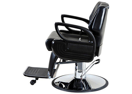 Custom All Purpose Salon Barber Chair 38" Height For Man , Pu Leather Materials supplier