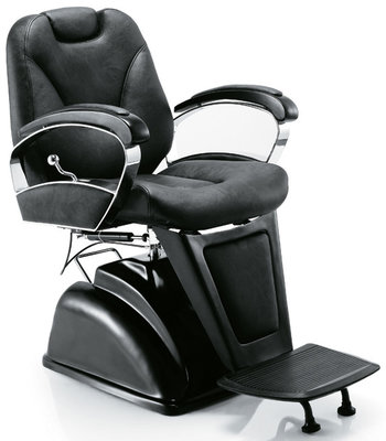 Custom Leather Classic Salon Barber Chair Recline Backrest , 2*71.5*95-114cm supplier