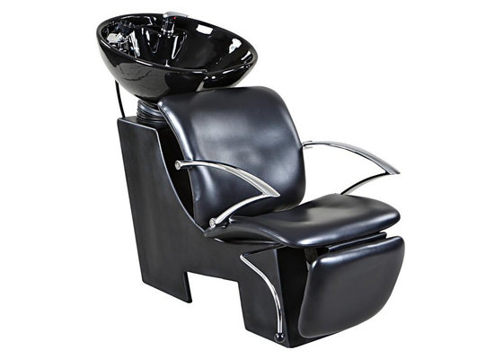 21 " Width Salon Shampoo Bowls And Chairs With Chrome Steel Armrest WT-8266 supplier