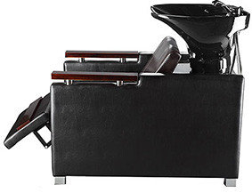 Custom Royal Backwash Shampoo Unit Solid Wood Armrest With Arm To Arm supplier