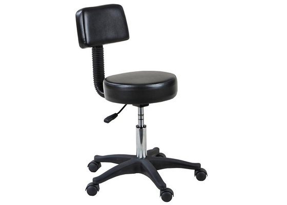 Gas Spaing Salon Rolling Chair High Backrest For Office / Bar , 45cm Min Height supplier