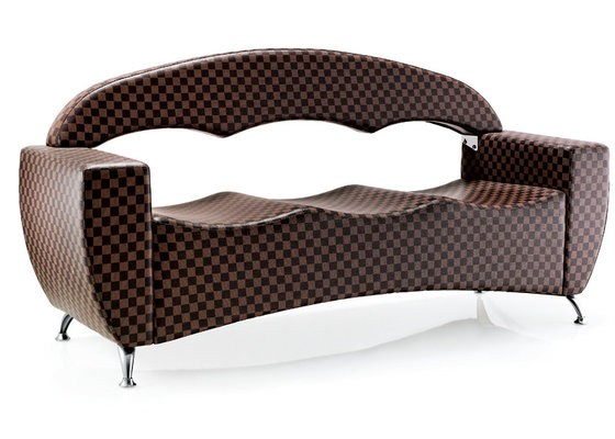 Professional Custom Public Salon Waiting Room Bench PU Leather With High Backrest supplier