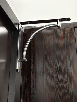 Elegant Solid Wood Hair Stylist Stations With Cabinet , Hair Salon Stations supplier