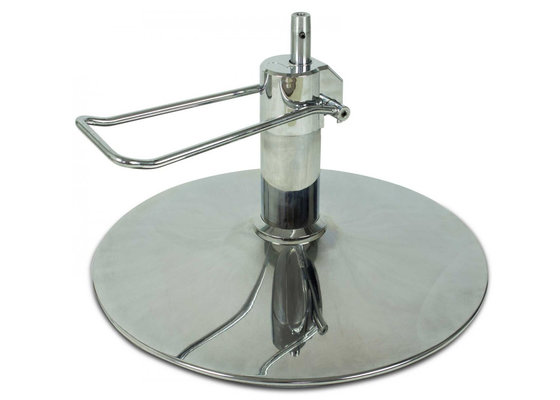 Chrome Steel Barber Chair Accessories Round Hydraulic Base With 1 Year Warranty supplier