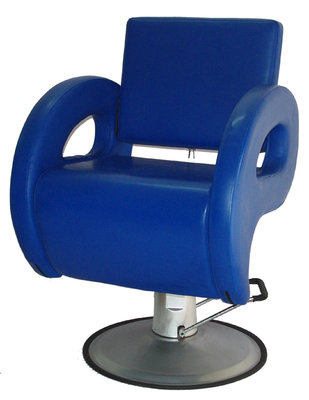 Professional Custom Salon Styling Chairs Fixed Backrest With U - Shape Footrest supplier