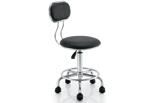Seat Hight Adjustable Bar Chair Backrest For Hair Salon , Brown Color supplier