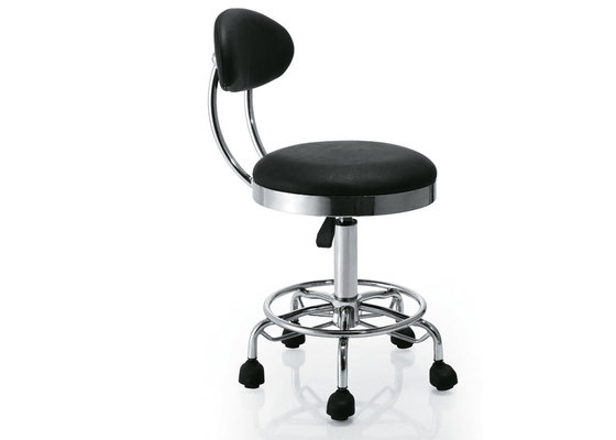 Seat Hight Adjustable Bar Chair Backrest For Hair Salon , Brown Color supplier