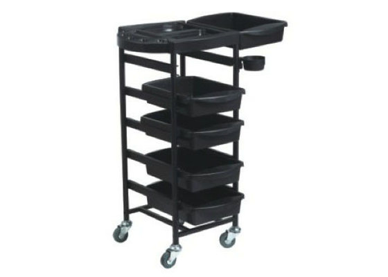 Cosmetology Rolling Beauty Cart , Durable Beauty Salon Carts For Stylist supplier