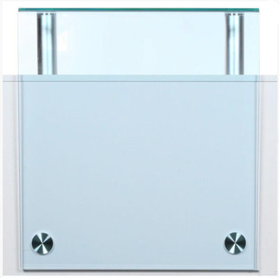 Hair Beauty Salon Reception Desk Furniture With Two Open Cabinet , Modern Style supplier
