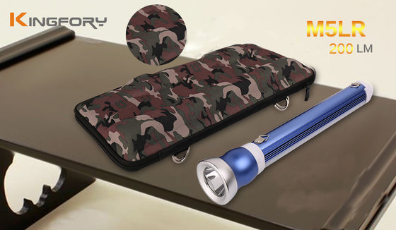 Outdoor Multifunctional 200Lumen Camping Flashlight 3*18650 Rechargeable Torch lamp