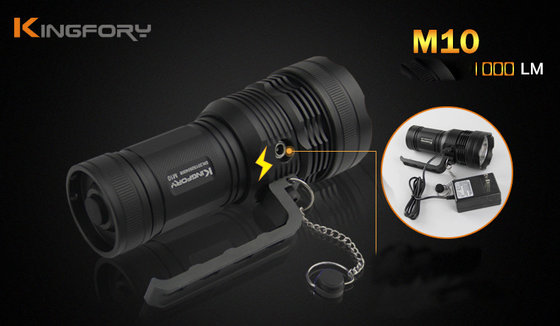 Top Quality XM-L T6 Waterproof IP66 powered by 4pcs 18650 Rechargeable Hand-held 1000 Lumen Ultra Bright Flashlight