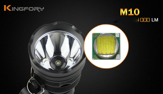 Top Quality XM-L T6 Waterproof IP66 powered by 4pcs 18650 Rechargeable Hand-held 1000 Lumen Ultra Bright Flashlight