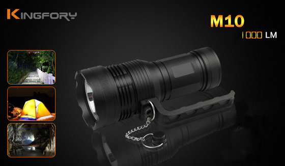 Top Quality XM-L T6 Waterproof IP66 powered by 4pcs 18650 Rechargeable Hand-held 1000 Lumen Ultra Bright Flashlight