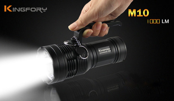 Top Quality XM-L T6 Waterproof IP66 powered by 4pcs 18650 Rechargeable Hand-held 1000 Lumen Ultra Bright Flashlight
