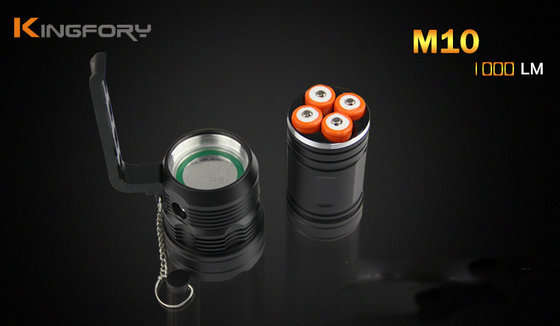 Top Quality XM-L T6 Waterproof IP66 powered by 4pcs 18650 Rechargeable Hand-held 1000 Lumen Ultra Bright Flashlight