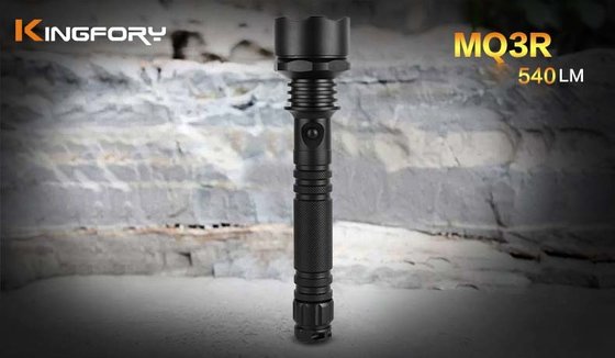 Aluminum Alloy Rechargeable 2*18650 Waterproof IP66 3*XR-E Q5 LED Tactical Flashlight Torch Light