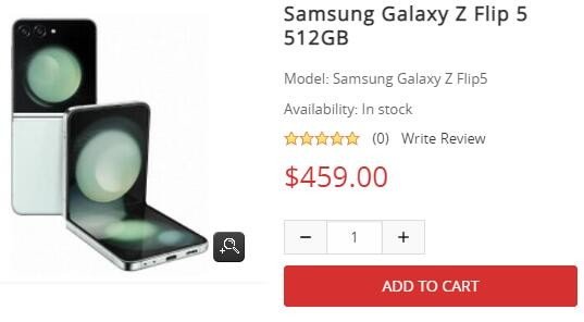 Buy Samsung Galaxy Z Flip 5 512GB at gizsale.com