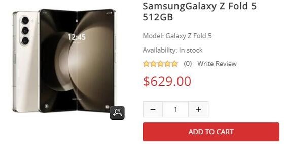 Buy SamsungGalaxy Z Fold 5 512GB at gizsale.com