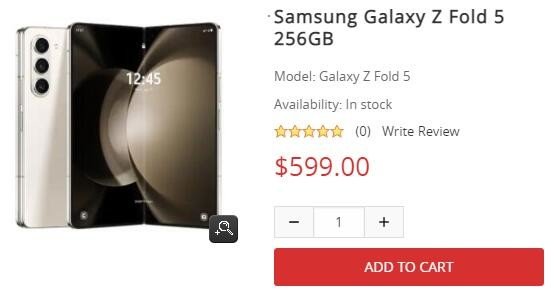 Buy Samsung Galaxy Z Fold 5 256GB at gizsale.com