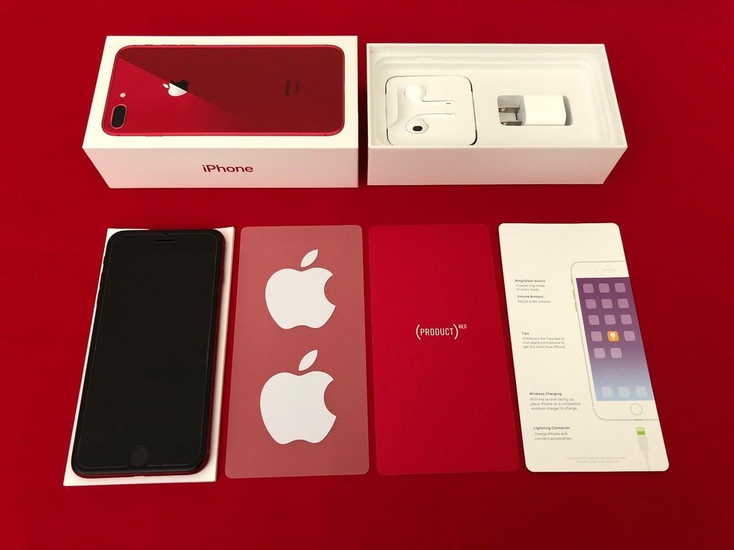Apple iPhone 8 Plus 64GB - PRODUCT RED - GSM + CDMA UNLOCKED BRAND NEW