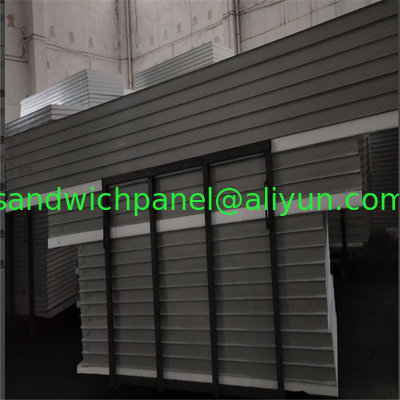 light weight insulated 0.326mm eps sandwich wall panel 5900x1150x50mm