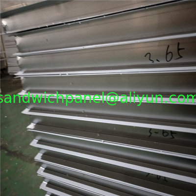 0.326mm corrugated steel sheet eps sandwich panel 5500x1150 for wall
