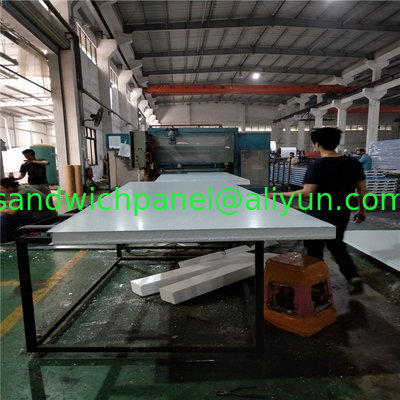 white color sheet 0.326 insulated eps sandwich panel 11900x1150x75mm for office