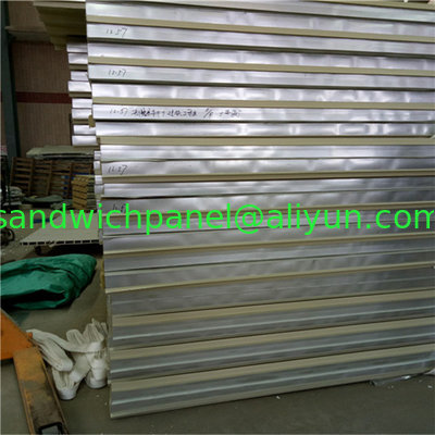 0.326mm steel sheet fireproof rock wool sandwich panel 5950 x 1150 x 50mm