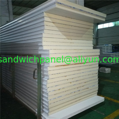 best heat preservation double steel  PU sandwich panel 4900 x 1150 x 75mm for cold storage