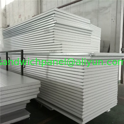 construction building materials 50mm eps sandwich panel with grey white steel sheet