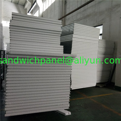 construction building materials 50mm eps sandwich panel with grey white steel sheet
