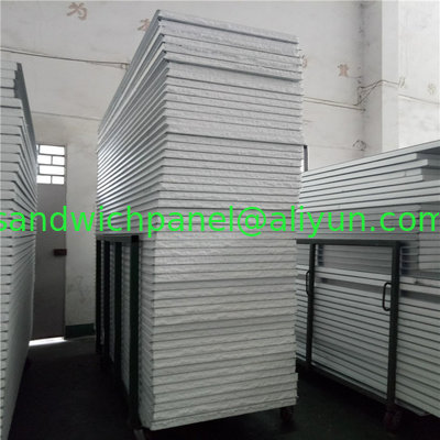 0.376mm grey white steel surface light weight eps sandwich panel 5500 x 1150 x 50mm