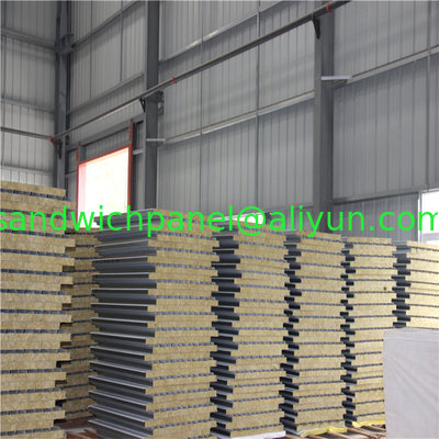 A grade fire rating ivory white double steel roof sandwich panel for labor camp