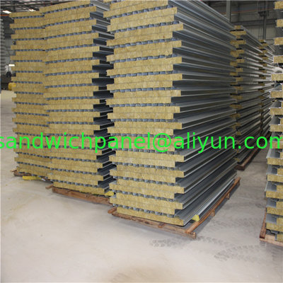50mm corrugated rock wool sandwich panel walls board for 20ft container house