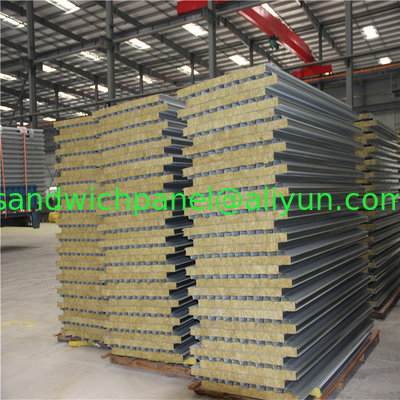 50mm corrugated rock wool sandwich panel walls board for 20ft container house